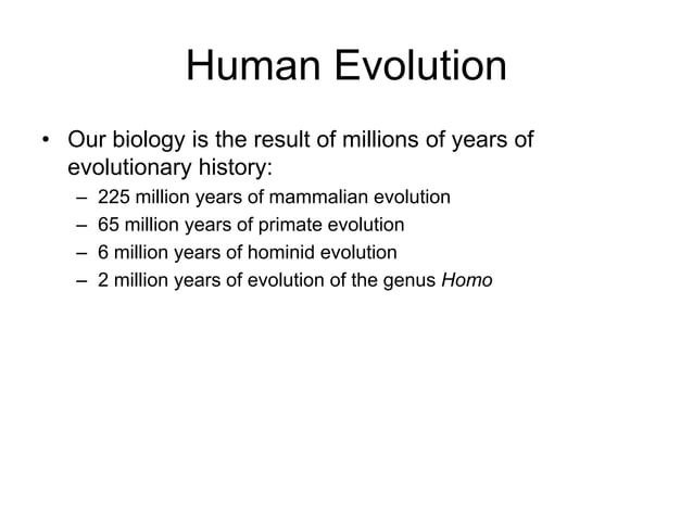 Intro to physical anthropology | PPTX
