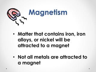 Intro to physical properties of matter | PPT