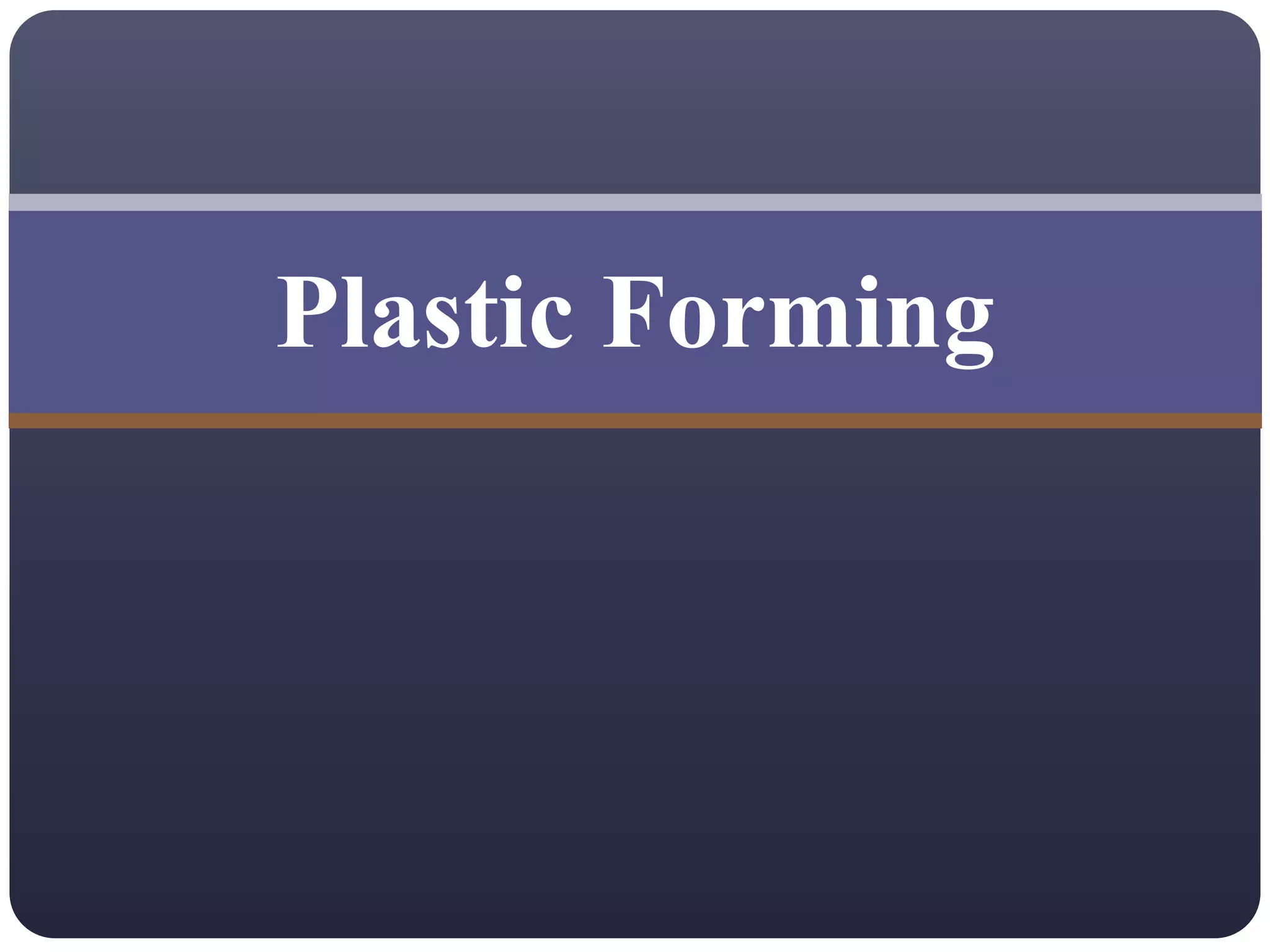 Intro to plastic | PPTX