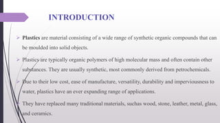 Introduction to plastics | PPTX