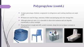 Introduction to plastics | PPTX
