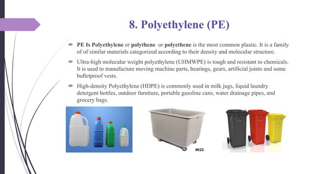 Introduction to plastics | PPTX | Chemistry | Science