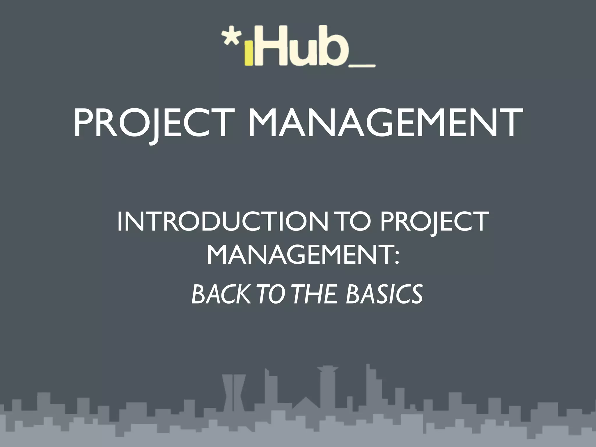 Project Management - Back To Basics | PDF