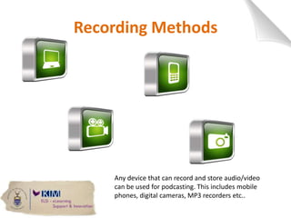 Introduction to podcasting | PPTX