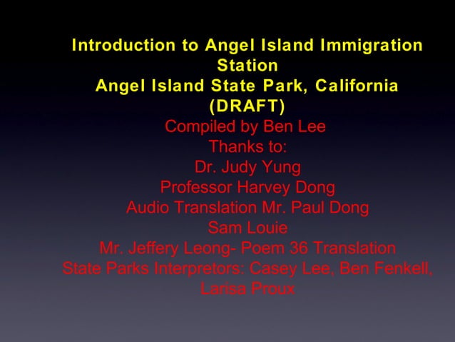 Quick Intro to Angel Island Poems | PPT