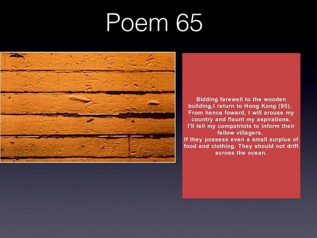 Quick Intro to Angel Island Poems | PPT