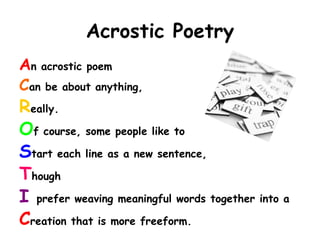 Introduction To Poetry | PPT | Poetry | Books and Literature