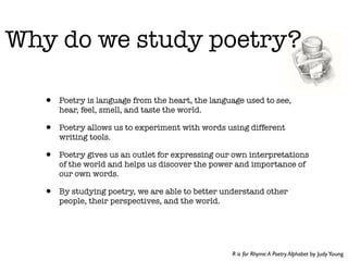 Intro to Poetry | PPT