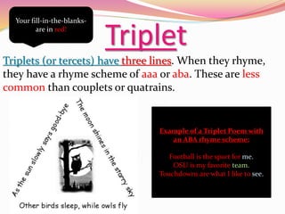 Types of Poems | PPTX
