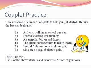 Stanza Couplet Poems Examples