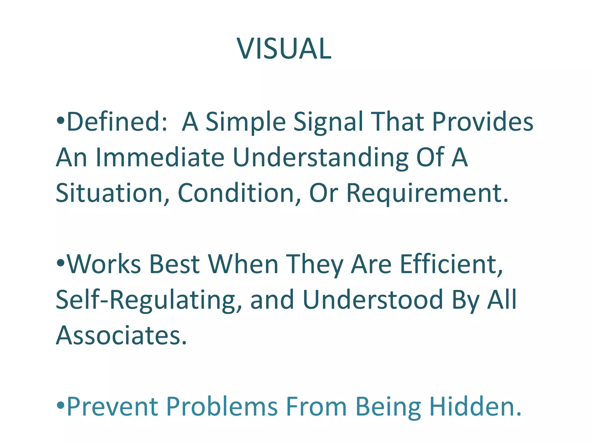 Intro to point of use storage & visuals | PPTX