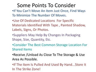 Intro to point of use storage & visuals | PPTX