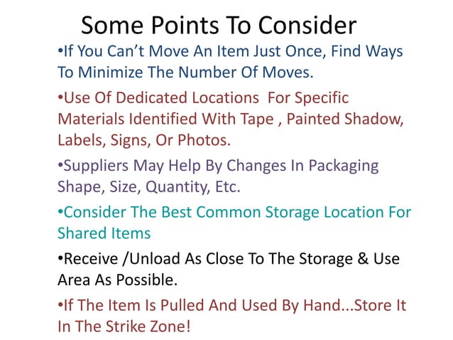 Intro to point of use storage & visuals | PPTX