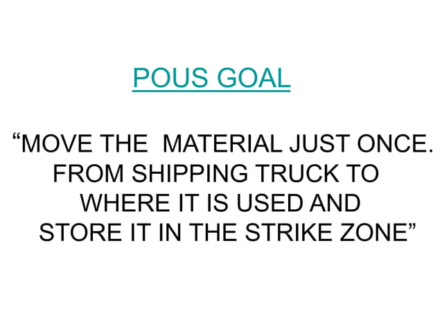 Intro to point of use storage & visuals | PPTX