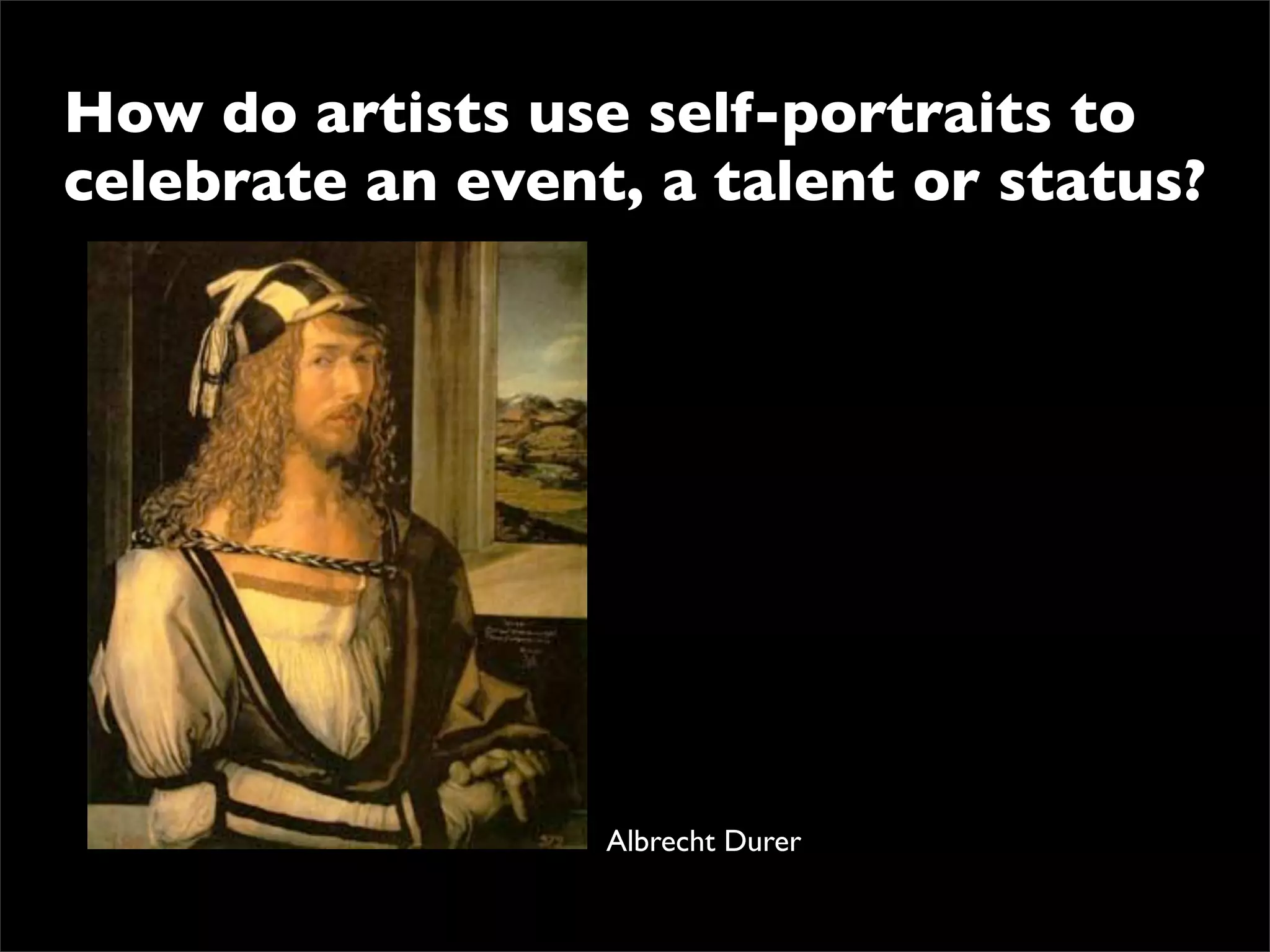 Introduction To Portrait Painting Presentation | PDF