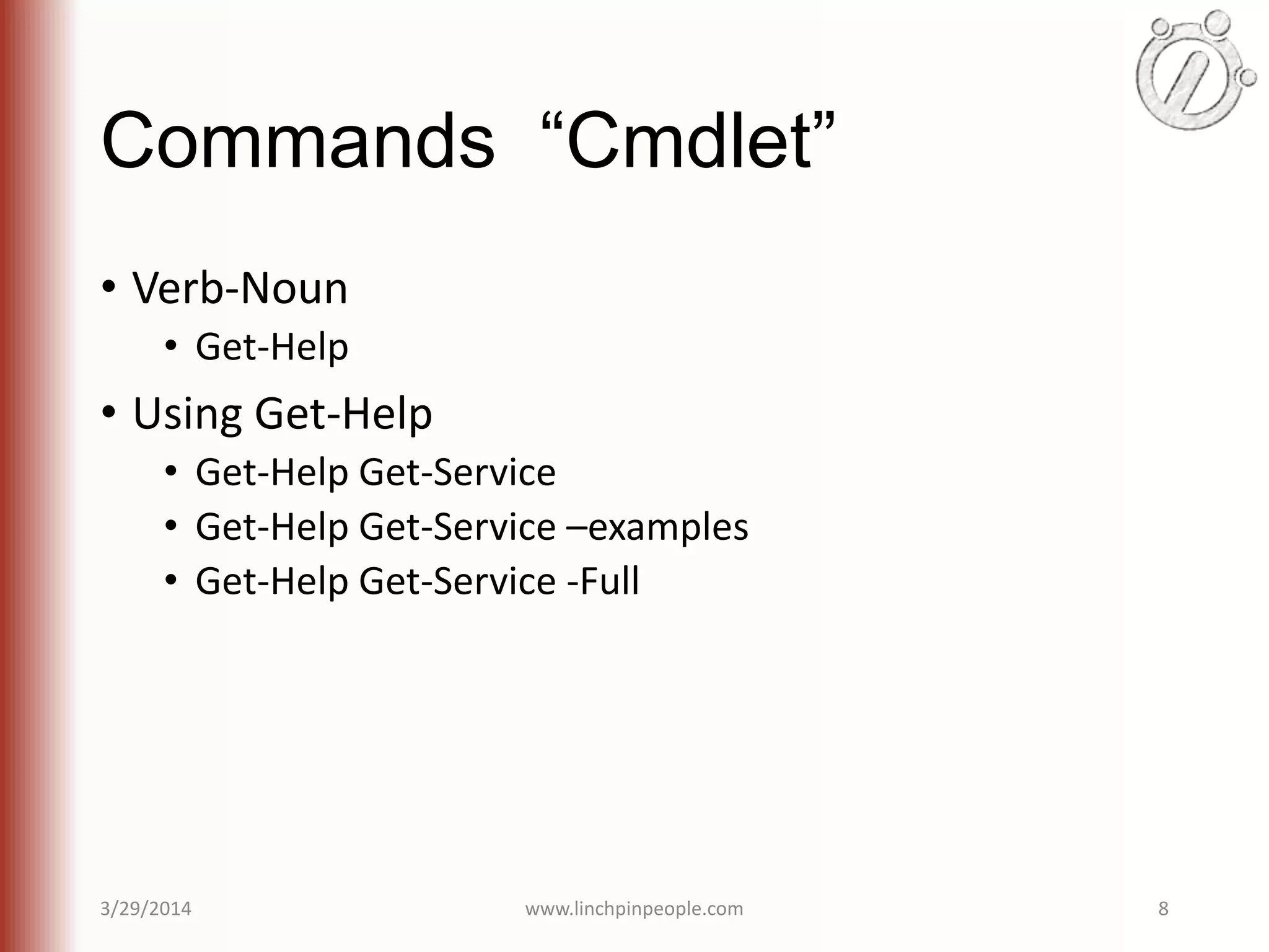 Introduction to PowerShell for DBA's | PPTX