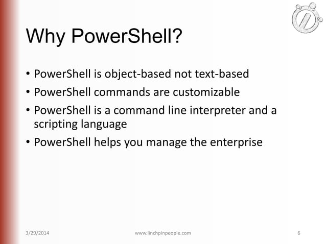 Introduction to PowerShell for DBA's | PPTX