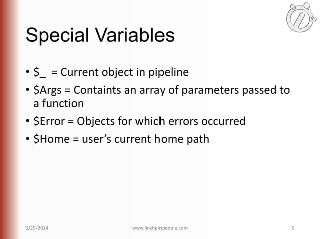 Introduction to PowerShell for DBA's | PPTX