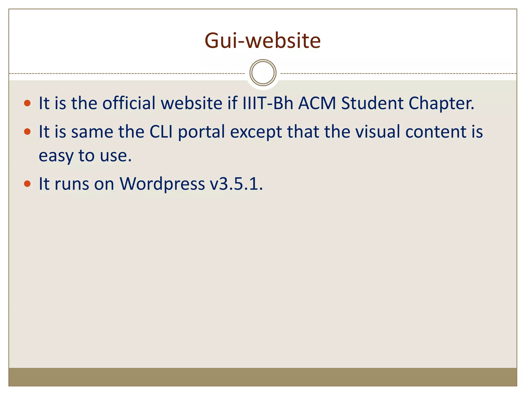 Introduction to ACM Chapter Services | PPTX
