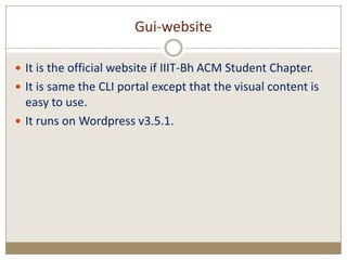 Introduction to ACM Chapter Services | PPTX | Operating Systems | Computer Software and Applications