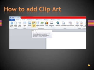 Intro to Microsoft Word 2010 for Kids | PPTX