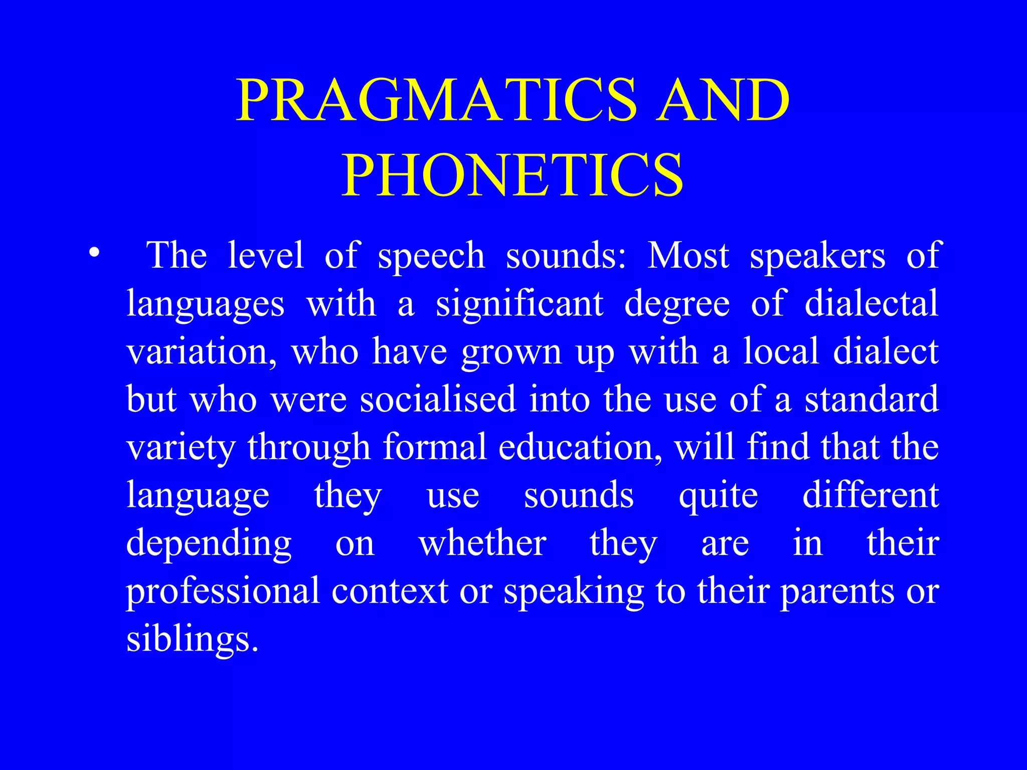 Intro to pragmatics | PPT