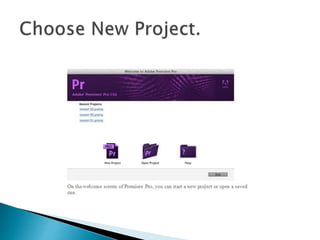 Intro to premier pro | PPTX