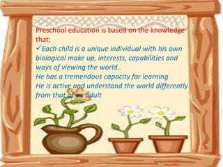 Introduction to preschool | PPTX | Daycare and Pre-School | Parenting