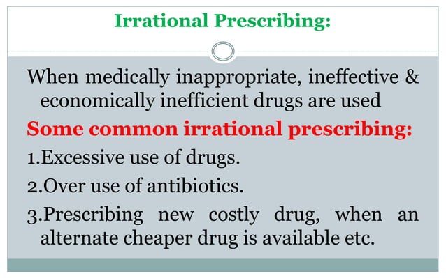 Intro to prescription writing | PPTX