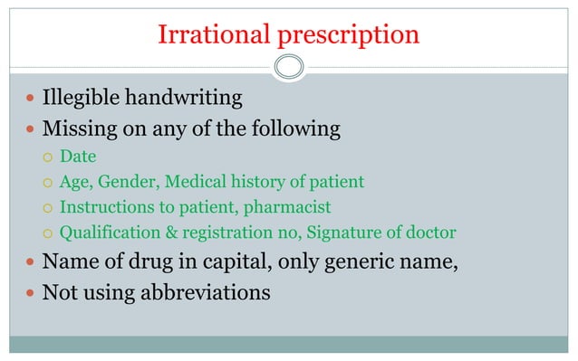 Intro to prescription writing | PPTX