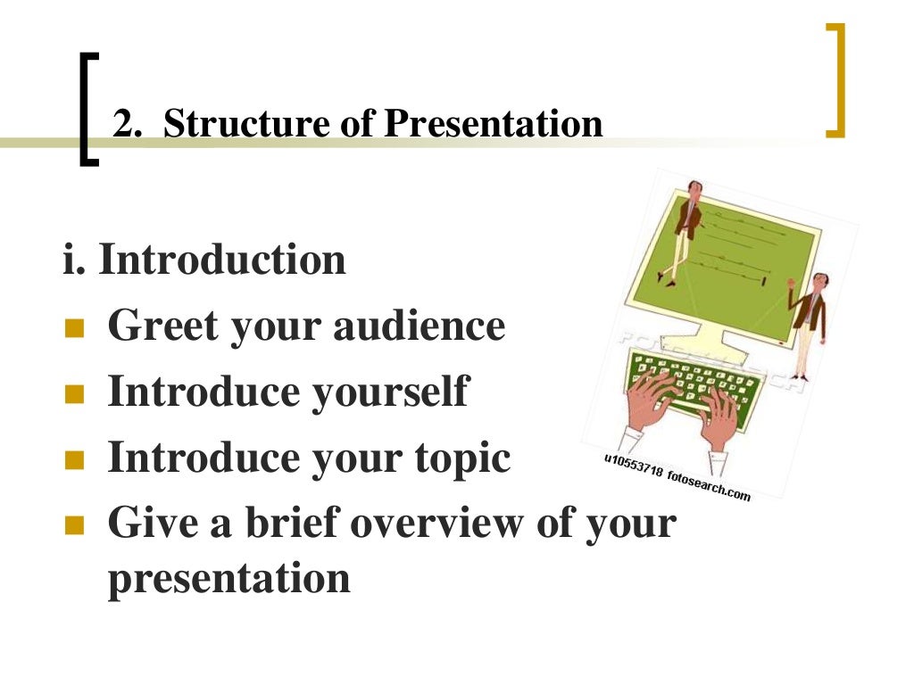 Introduction to Presentation Skills