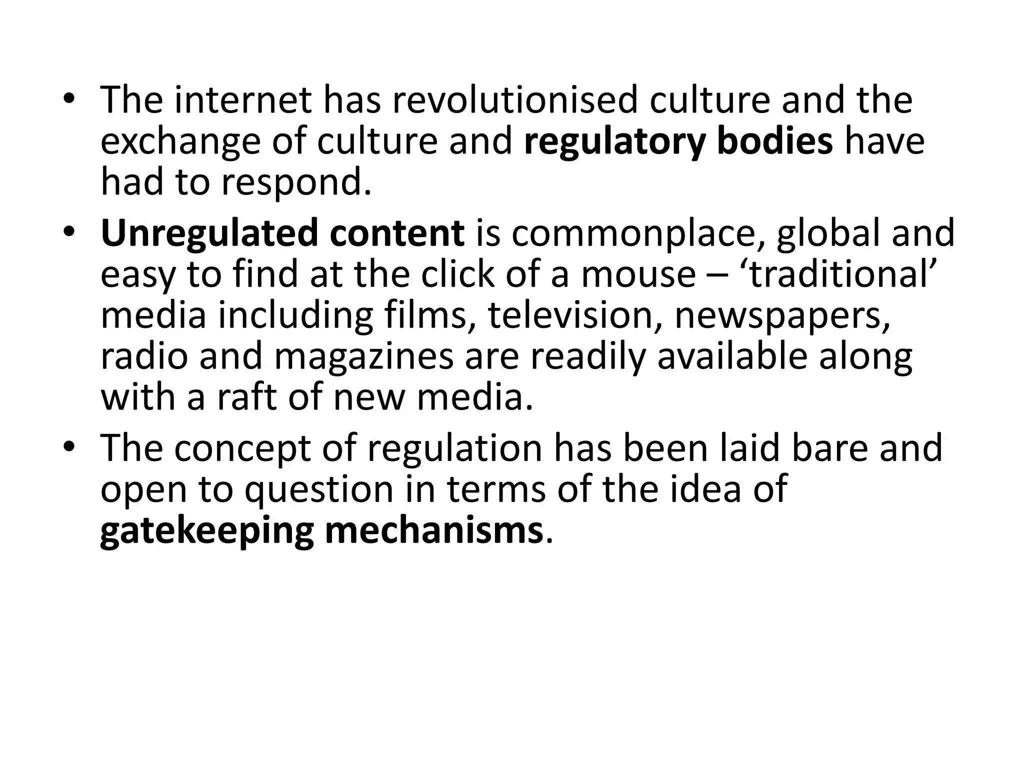 Intro to press regulation | PPTX | Media Industry | Industries