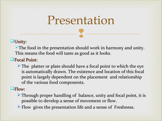 Intro to principles of food production | PPT