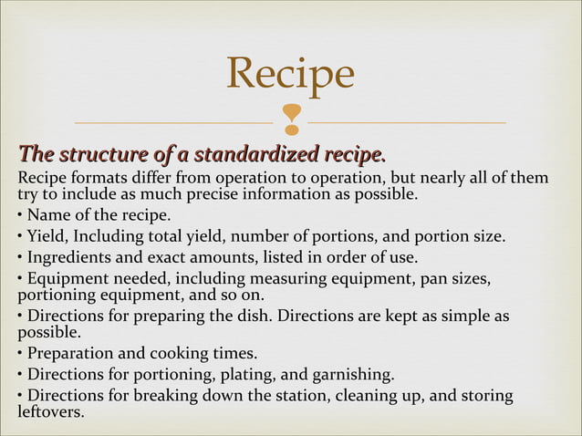 Intro to principles of food production | PPT