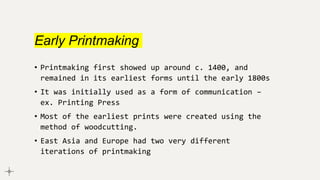 Intro to Printmaking | PPT