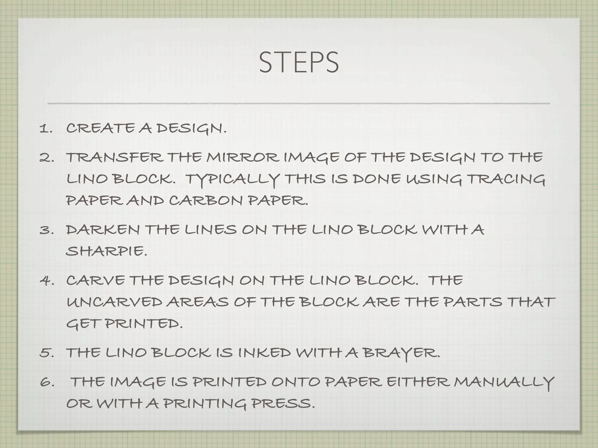 Intro to printmaking | KEY