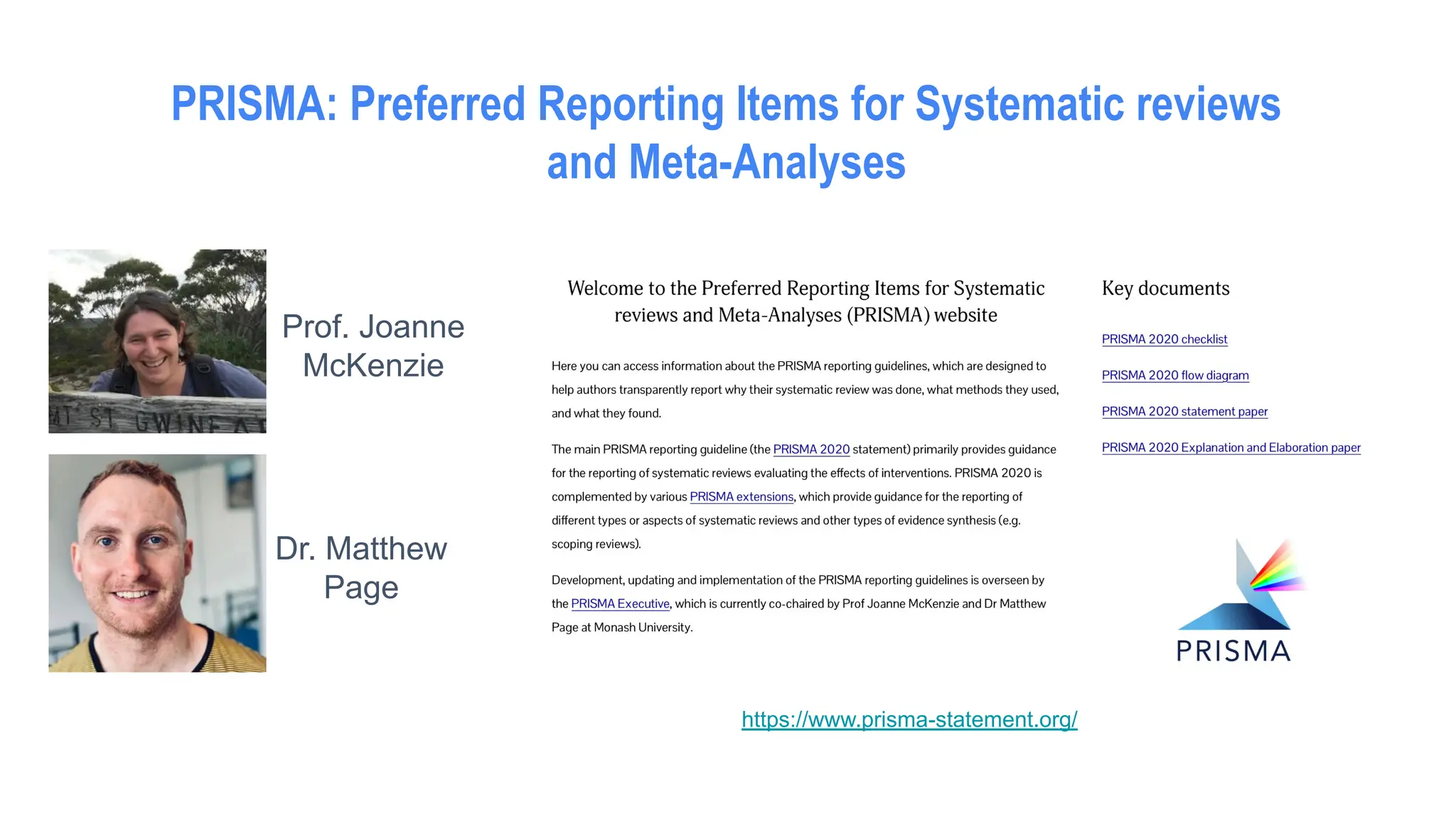 Introduction to PRISMA: Common Pitfalls & Best Practices in Systematic Review Reporting | PDF
