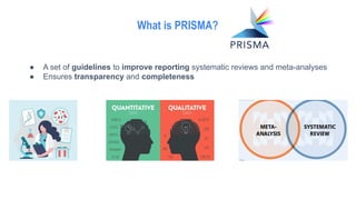 Introduction to PRISMA: Common Pitfalls & Best Practices in Systematic Review Reporting | PDF