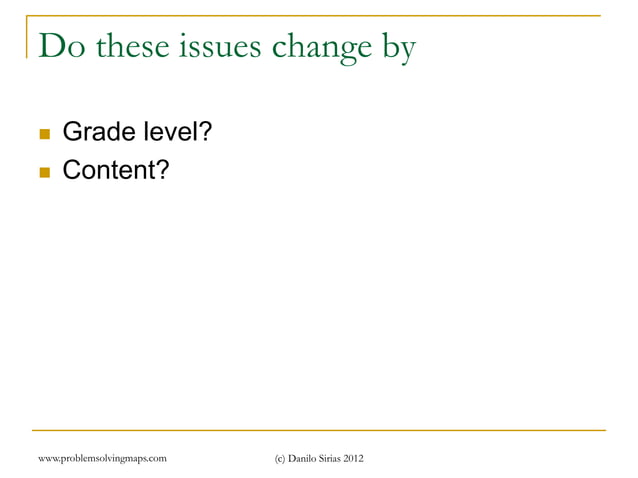 Intro to problem solving maps v. 8 | PPTX | Educational Assessment | Education
