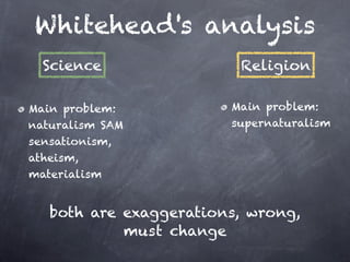Intro to Process Theology - Science and Religion | PDF | Christianity ...
