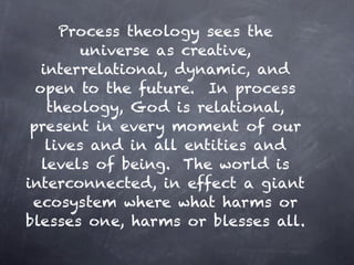 Intro to Process Theology - Science and Religion | PDF | Christianity ...
