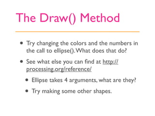 An Introduction to Processing | KEY