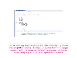 An Introduction to Processing | KEY