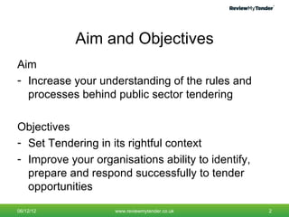 Intro To Procurement And Tendering In Wales Slideset | PPT | Business ...