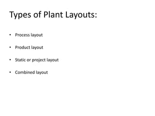 Intro to production management and plant layout | PPTX