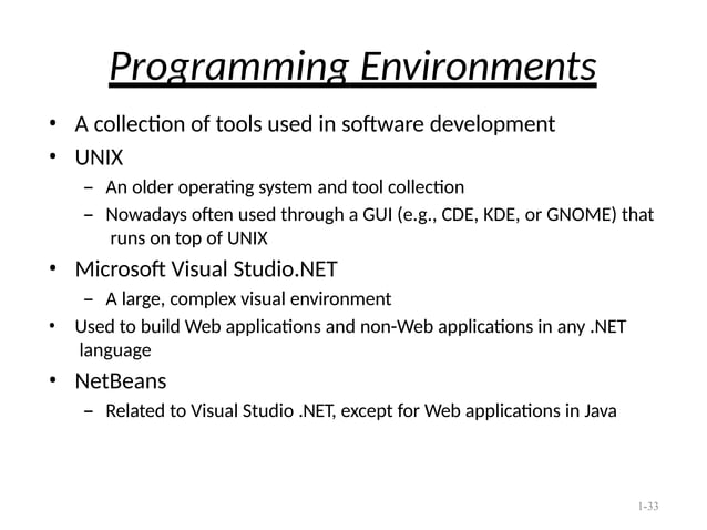Principles of Intro to Programming Languages | PPT