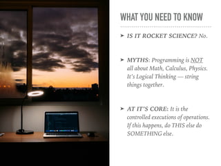 Intro to Programming | PDF