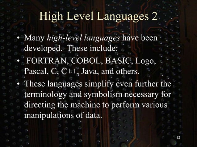 Introduction to Computer Programming | PPT | Programming Languages ...