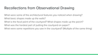 Intro to Architectural Modeling - Arches | PPT