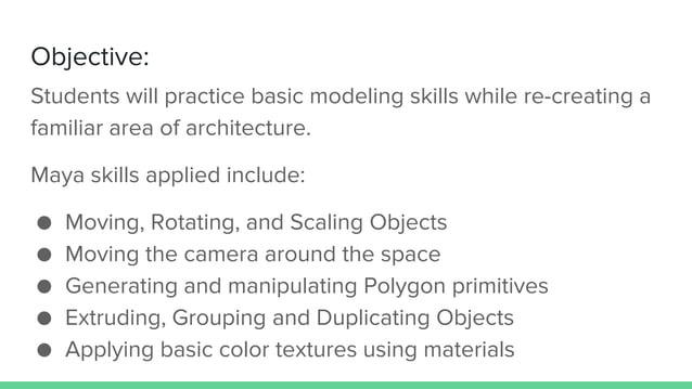 Intro to Architectural Modeling - Arches | PPT